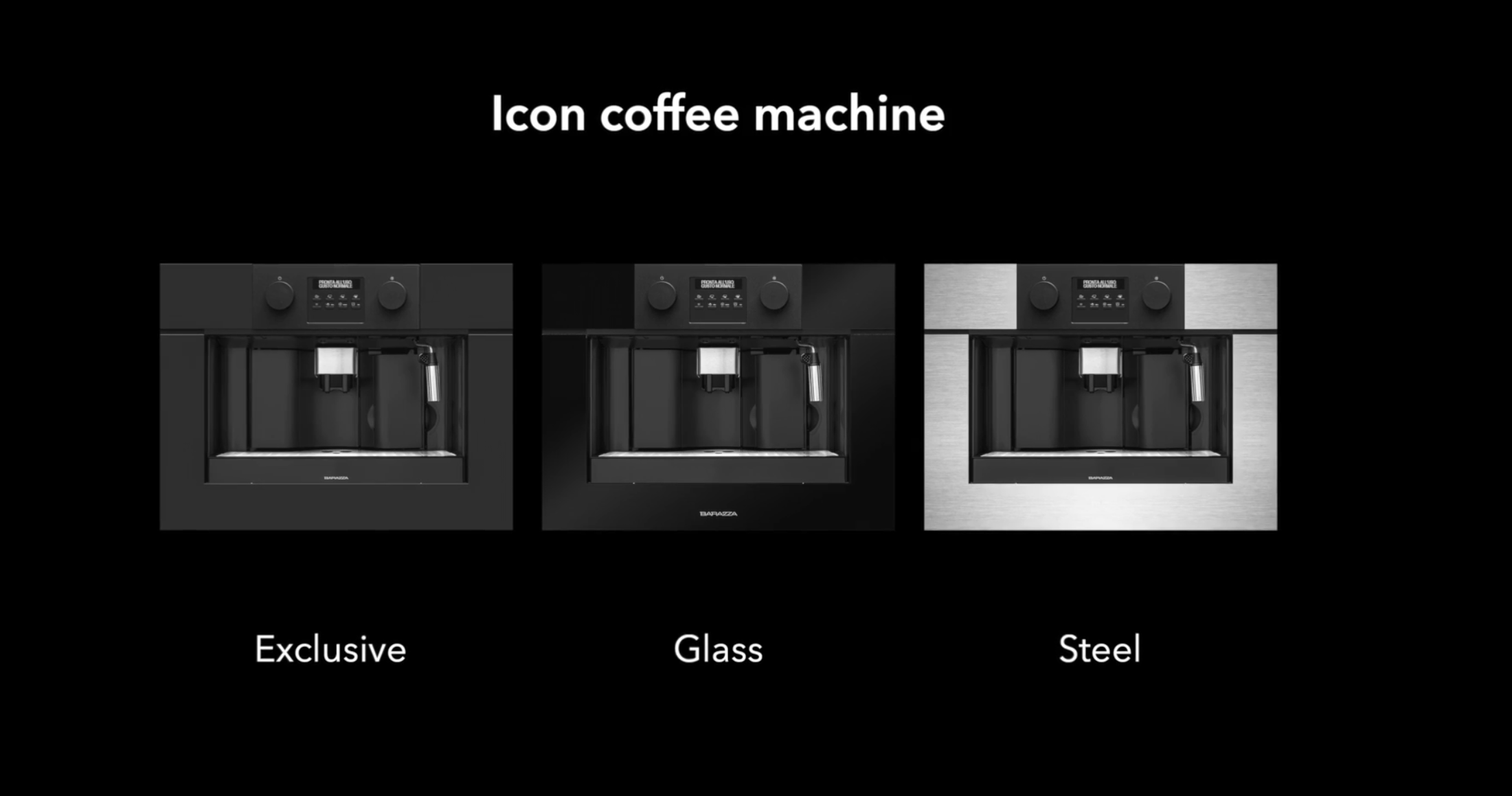 Icon compact coffee machine tutorial - Barazza srl